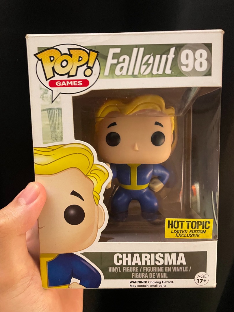 Fallout Vault Boy Funko Pop #98 - Charisma (Hot Topic Limited Edition ...