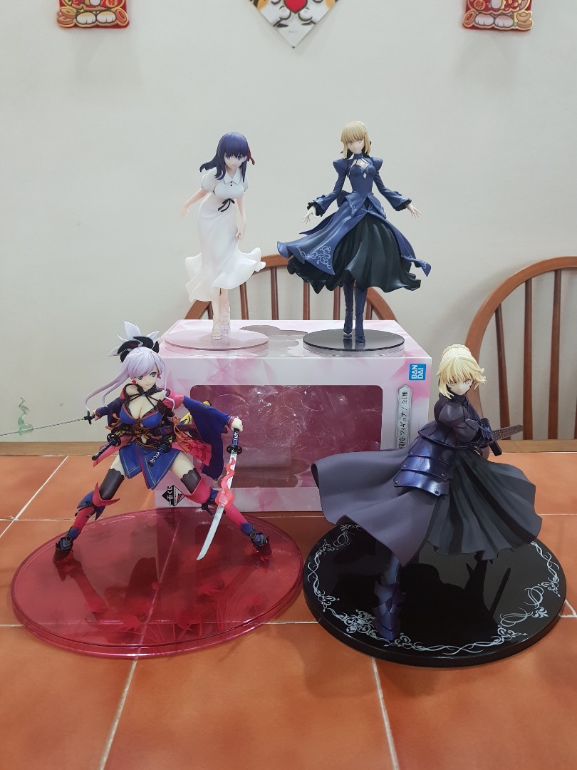 Fate Ichiban Kuji Prize A B; Saber Alter, Sakura Matou Fate Heavens ...
