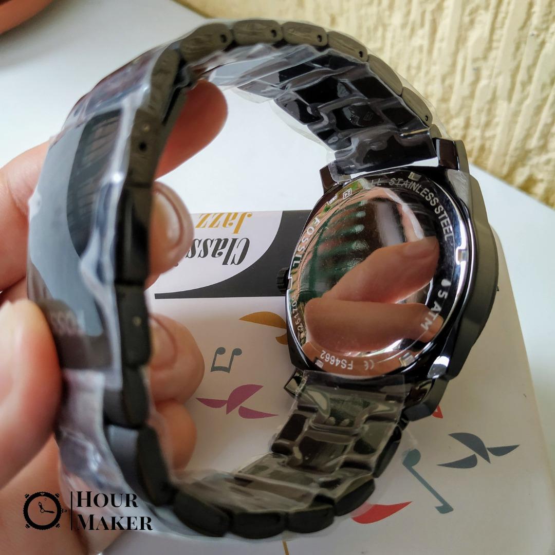 Fossil FS4662 Machine Chronograph Smoke Stainless Steel Watch, Men's ...