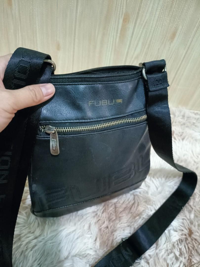 Fubu leather sling/crossbody bag, Men's Fashion, Bags, Sling Bags on ...