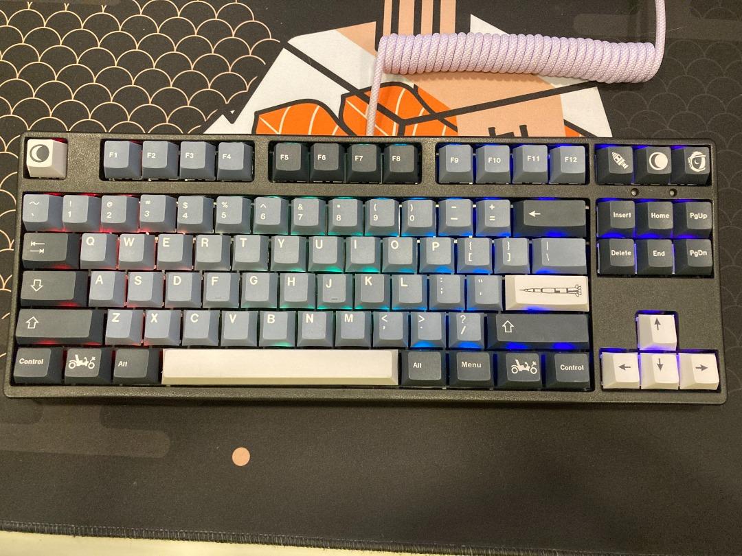 Full build black case tkl with imitation gmk apollo keycaps and feker ...