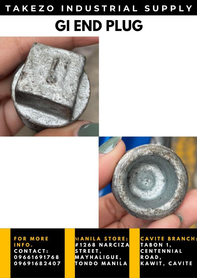 GI End Plug, Commercial & Industrial, Industrial Equipment on Carousell