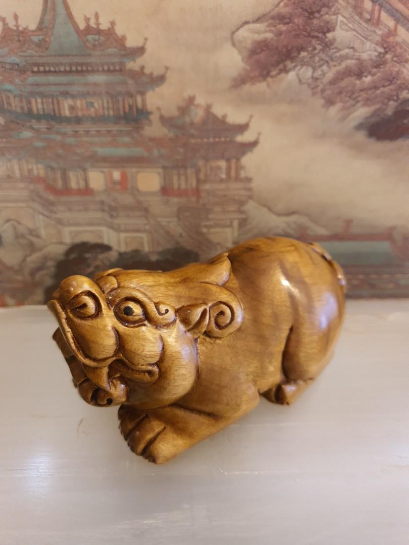 Golden Phoebe wood金丝楠木Money Lion, Hobbies & Toys, Memorabilia ...