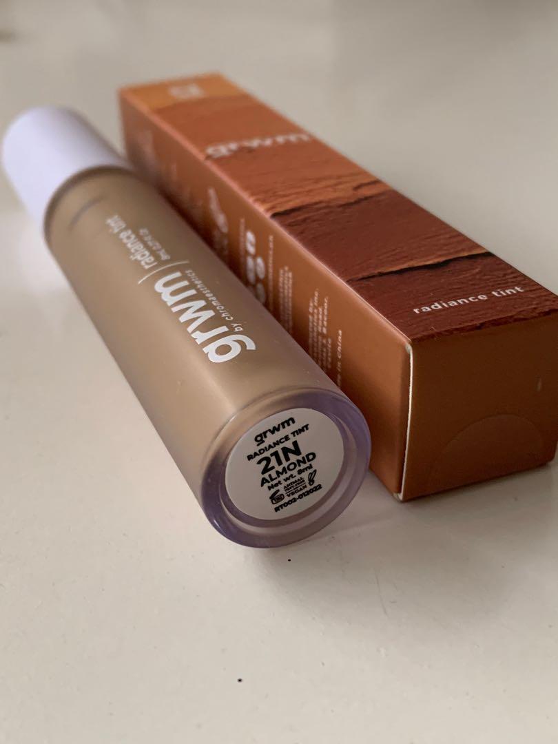 GRWM Cosmetics Radiance Tint in 21 Almond 8 ml [ Long-lasting Multi-Use ...