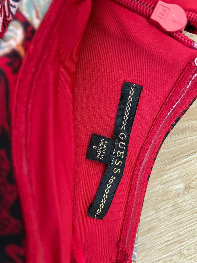 Guess Red Dress, Women's Fashion, Dresses & Sets, Dresses on Carousell