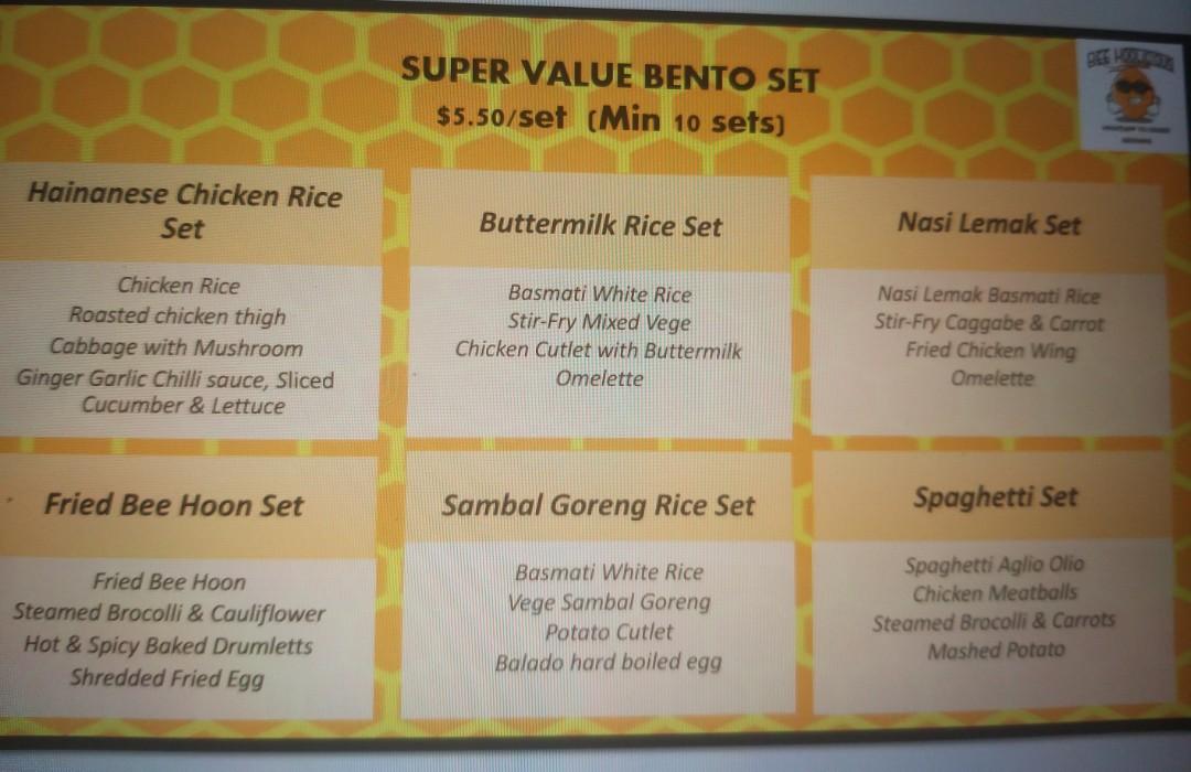 Halal Bento Sets, Food & Drinks, Local Eats on Carousell