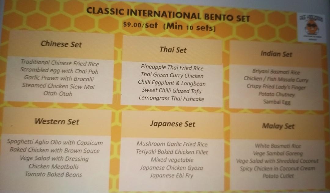 Halal Bento Sets, Food & Drinks, Local Eats on Carousell