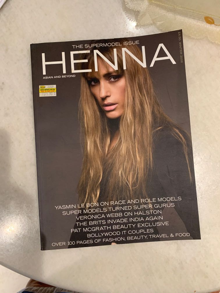 Henna - the supermodel issue, Hobbies & Toys, Books & Magazines ...