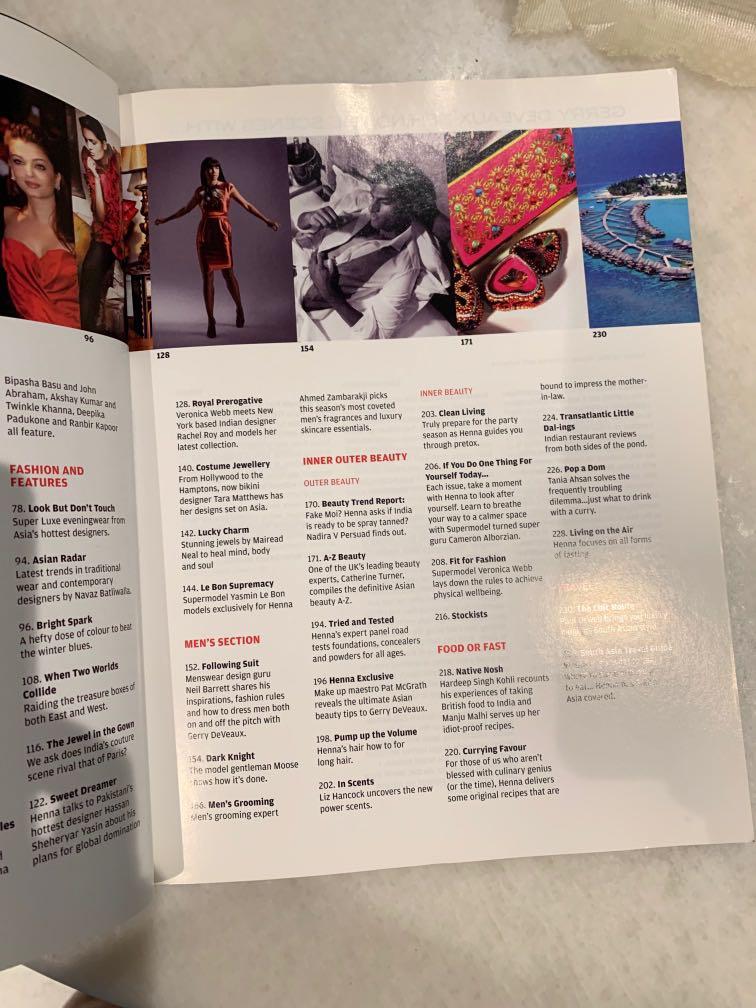 Henna - the supermodel issue, Hobbies & Toys, Books & Magazines ...