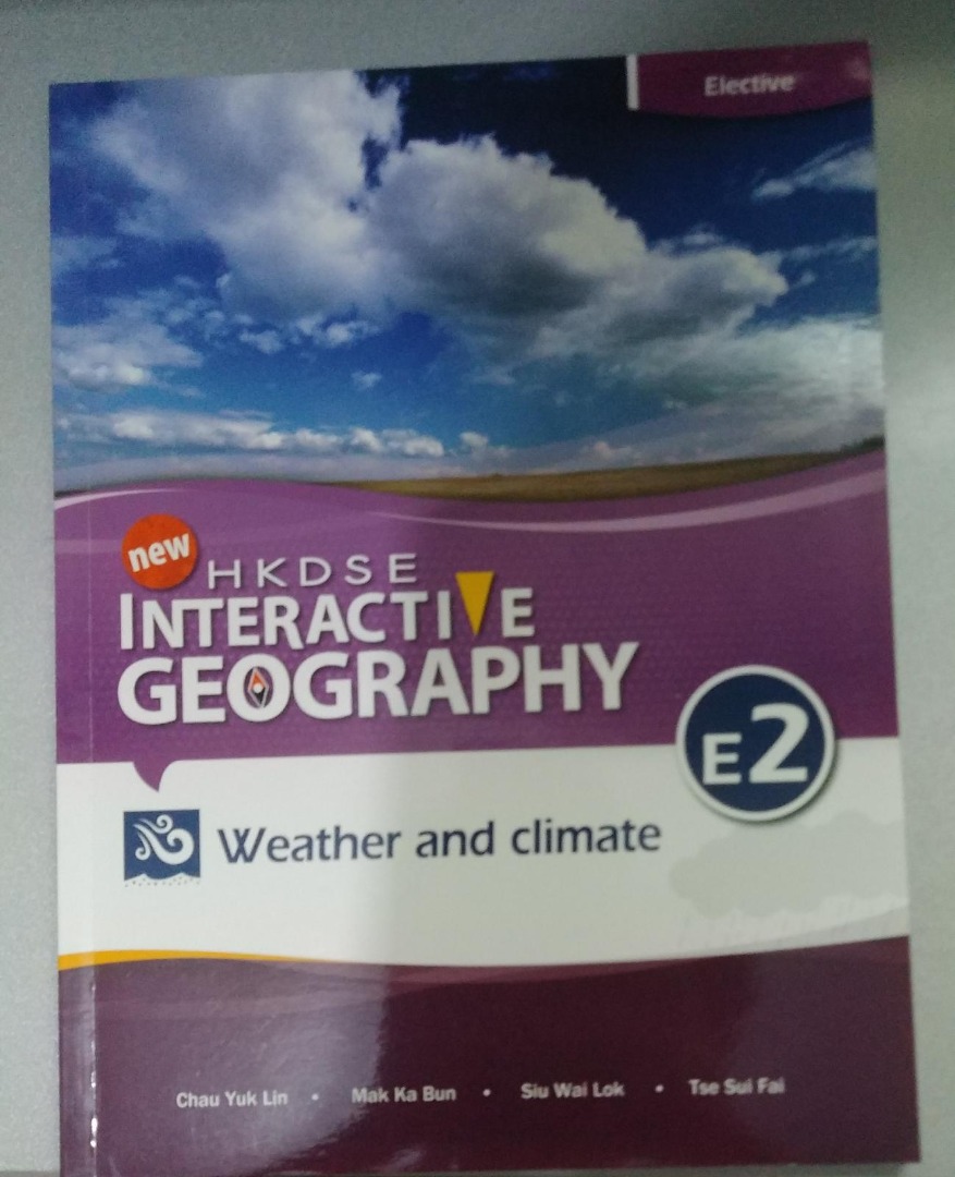 全新 HKDSE New Interactive Geography E2 - Weather and Climate, 興趣及遊戲, 書本 ...