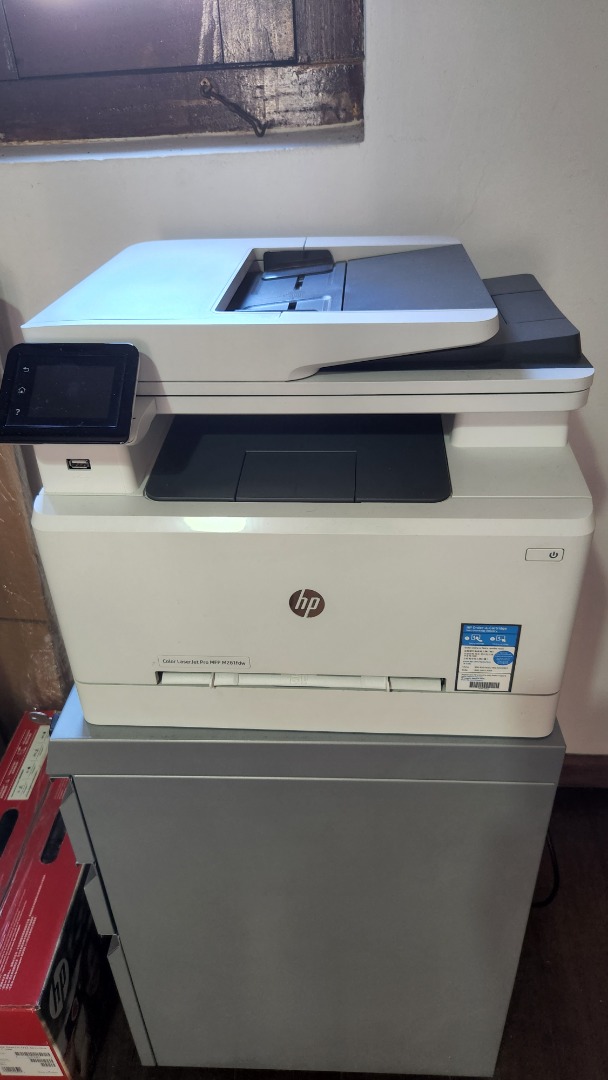 HP LaserJet Pro M281fdw All-in-One Wireless Color Laser Printer - Along ...