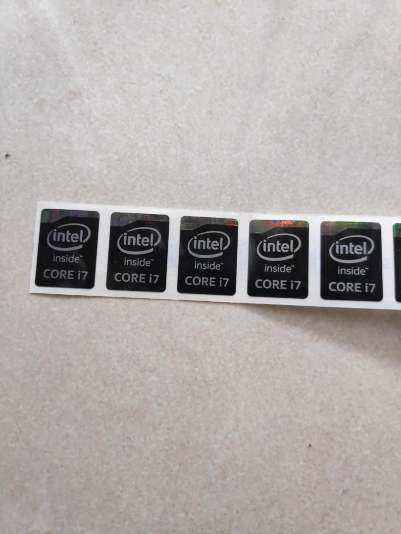 i7 4th Gen Black Sticker, Computers & Tech, Parts & Accessories, Other ...