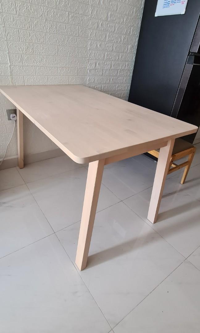 Ikea Dinning table Norraker, Furniture & Home Living, Furniture, Tables ...