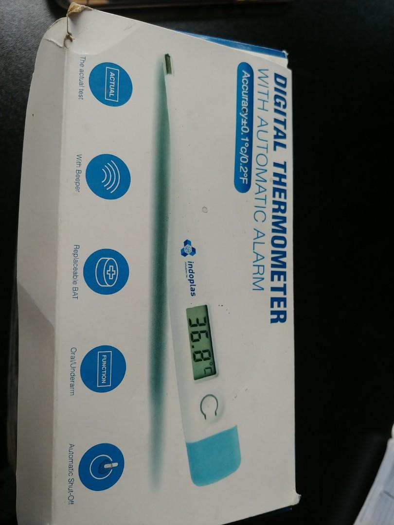 Indoplas Digital Thermometer, Health & Nutrition, Thermometers on Carousell