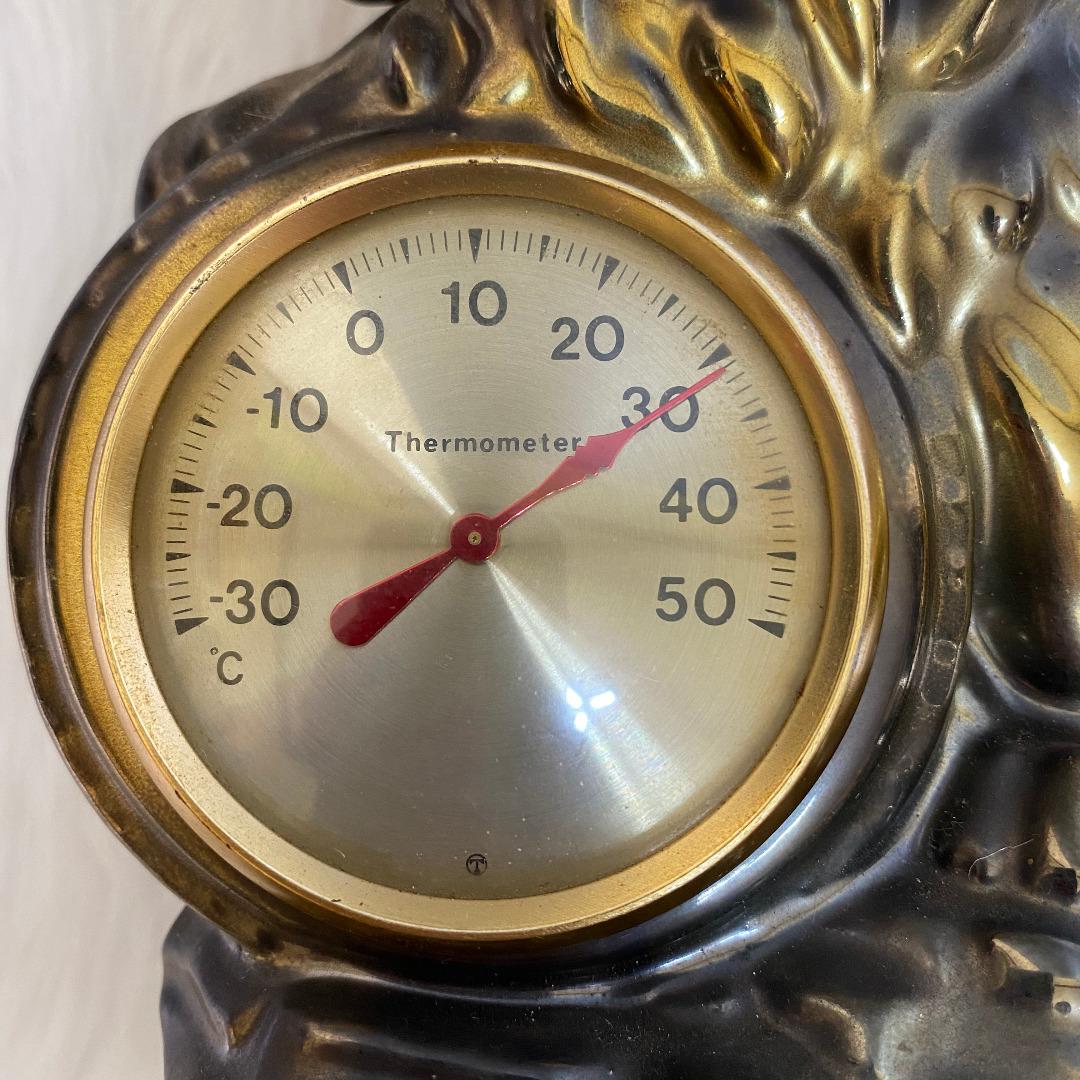 Japan Gold Lion Figure with Thermometer Decor, Furniture & Home Living ...