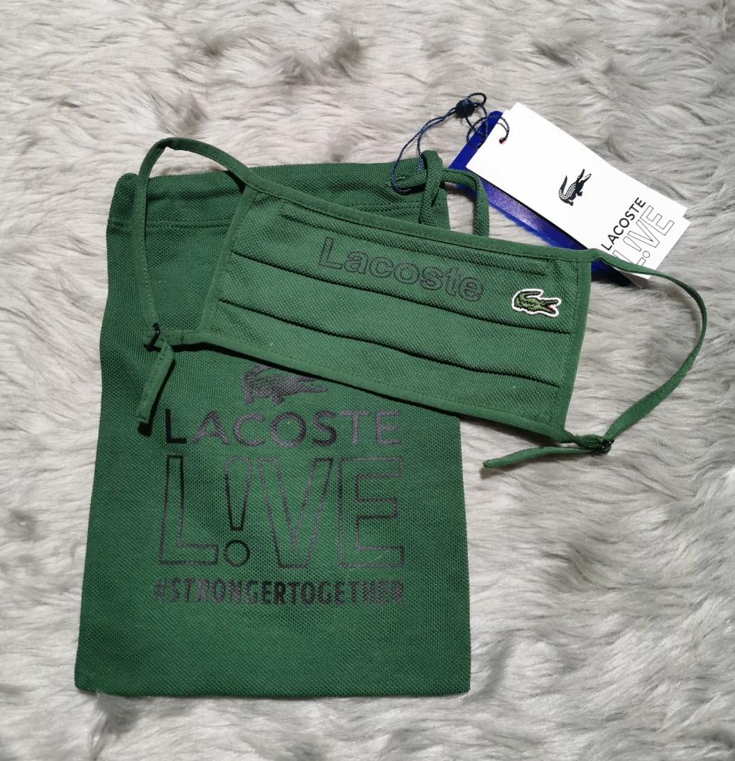 Lacoste - Face Masks(M), Health & Nutrition, Face Masks & Face Shields ...