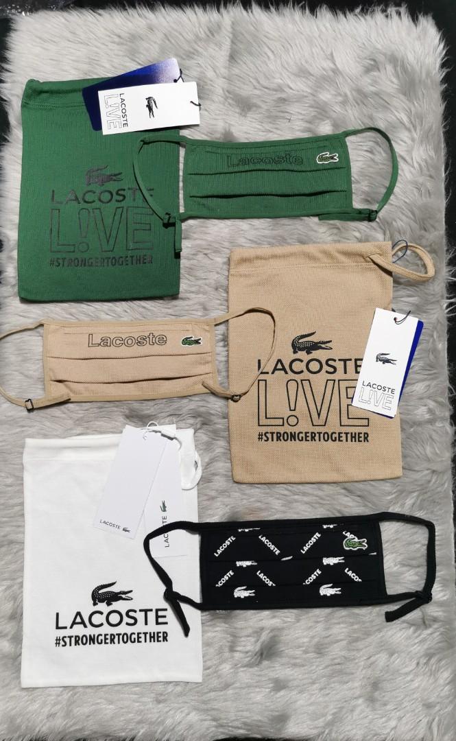 Lacoste - Face Masks(M), Health & Nutrition, Face Masks & Face Shields ...