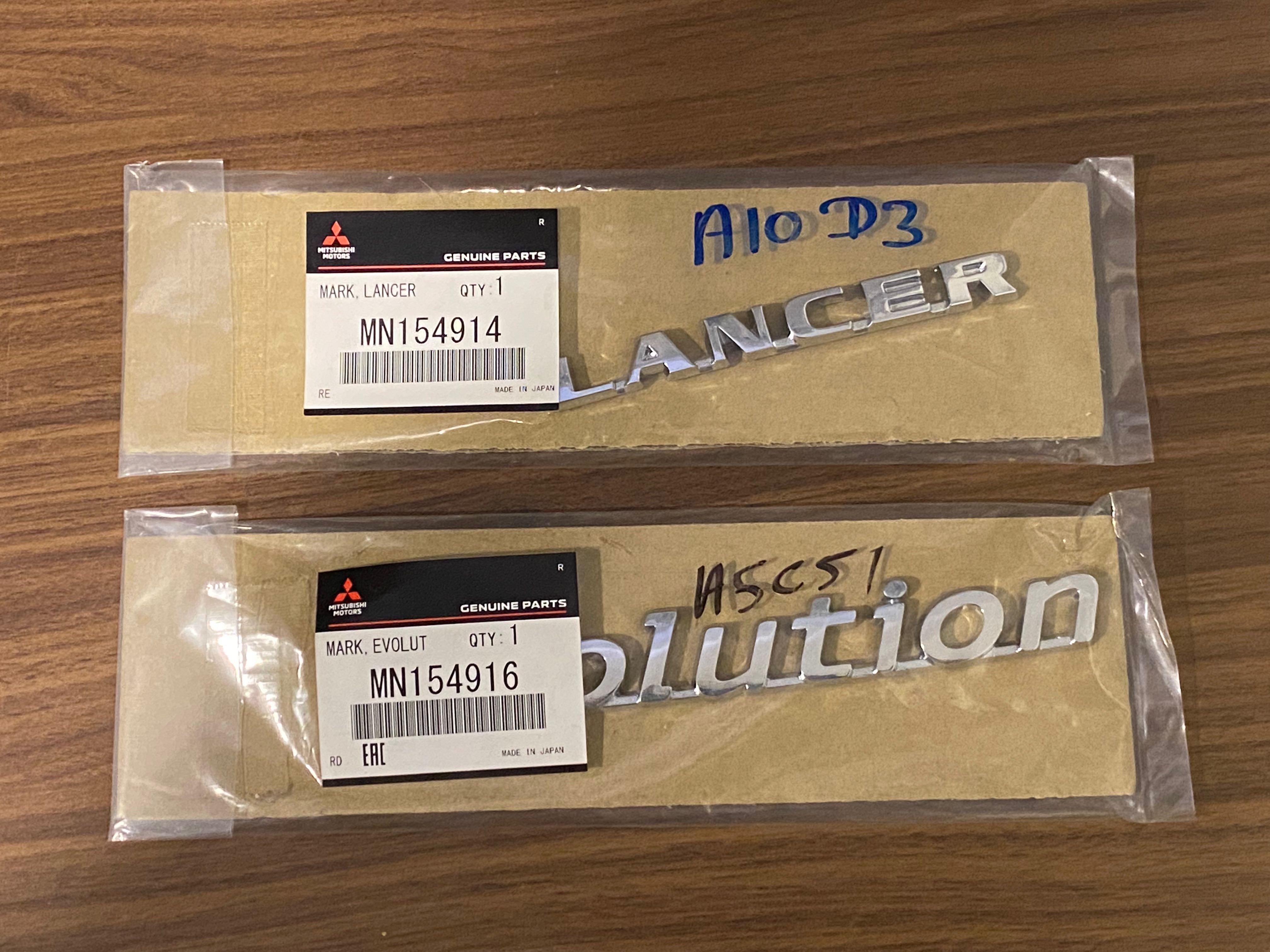 Lancer evo 9 emblem, Car Accessories, Accessories on Carousell