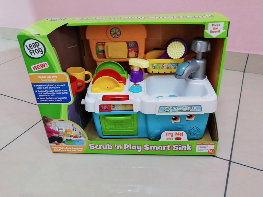 leapfrog scrub n play smart sink, Hobbies & Toys, Toys & Games on Carousell