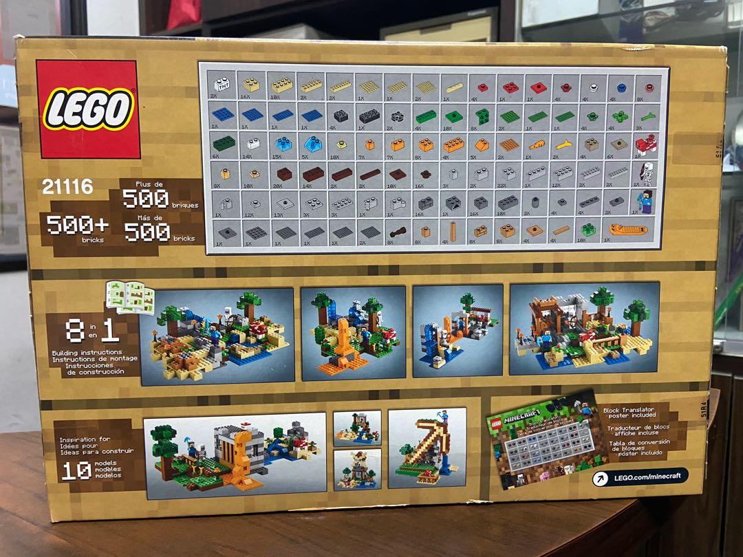 Lego Minecraft 21116 crafting box (retired), Hobbies & Toys, Toys ...