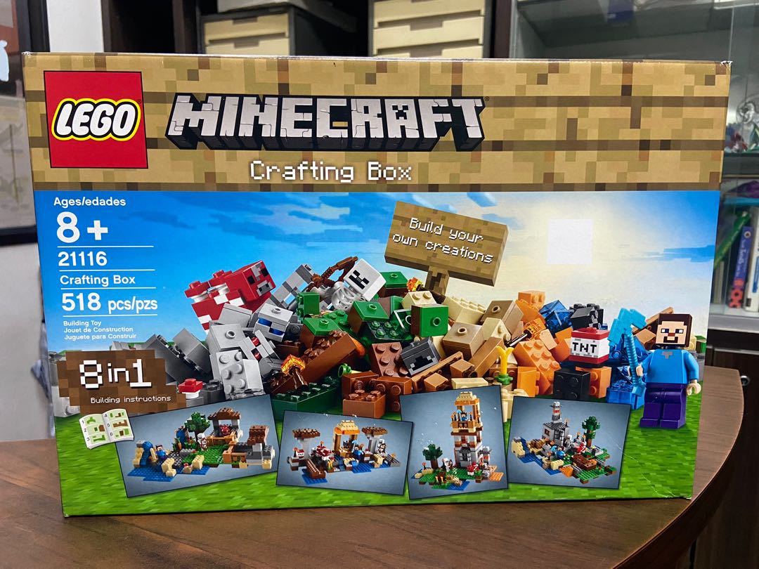 Lego Minecraft 21116 crafting box (retired), Hobbies & Toys, Toys ...