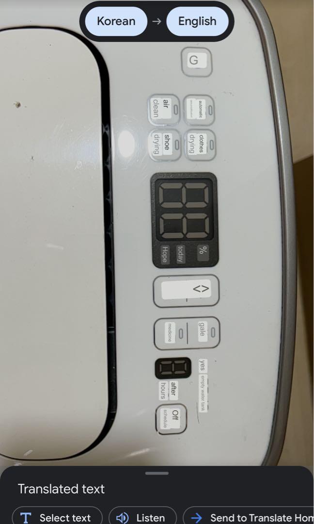 LG korean dehumidifier, TV & Home Appliances, Air Purifiers ...