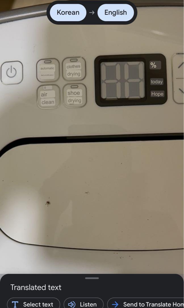 LG korean dehumidifier, TV & Home Appliances, Air Purifiers ...