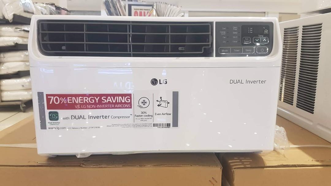 LG WINDOW TYPE AIRCON DUAL INVERTER, TV & Home Appliances, Air ...