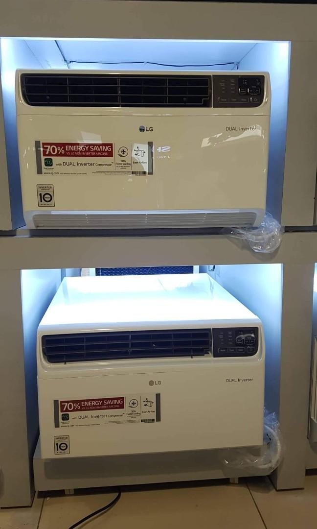 LG WINDOW TYPE AIRCON DUAL INVERTER, TV & Home Appliances, Air ...