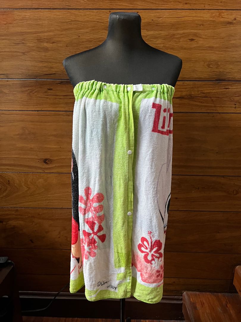 lilo & stitch bath robe towel, Babies & Kids, Bathing & Changing ...