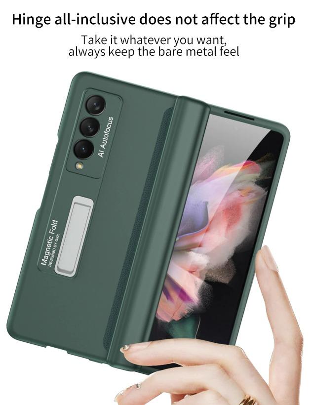 Magnetic Hinge Funda For Samsung Galaxy Z Fold 3/ 4 Case Bracket Stand ...