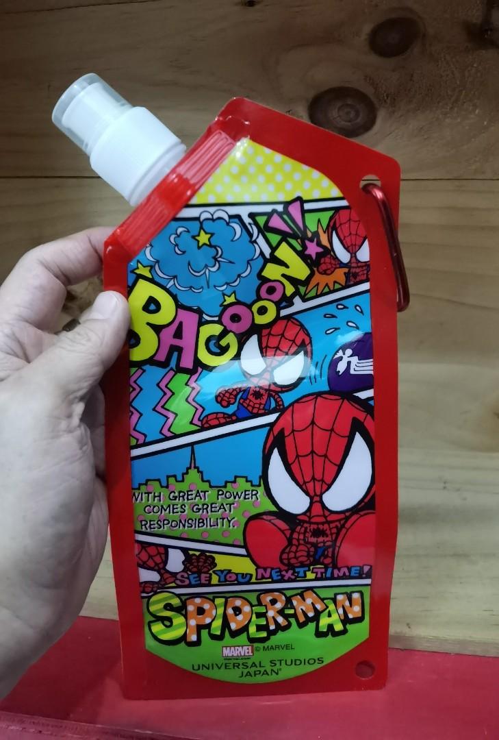 Marvel Spider Man Foldable Bottle by Universal Studios Japan, Hobbies ...