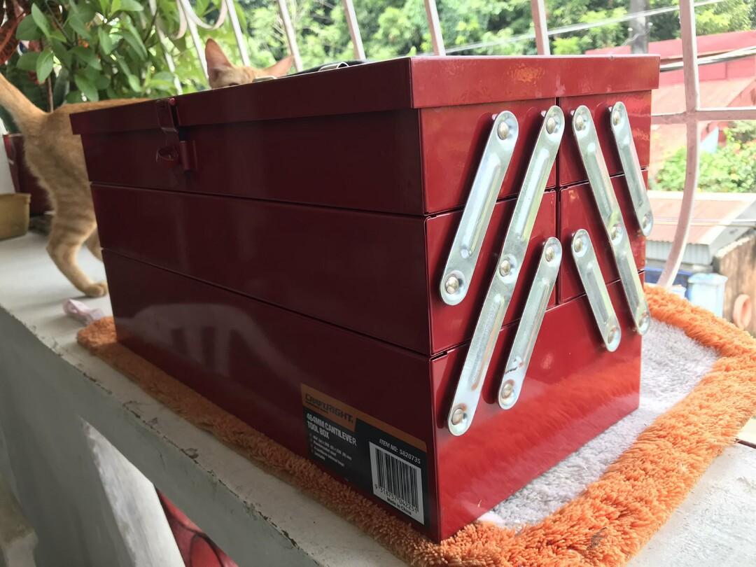 Metal tool box CraftRight, Furniture & Home Living, Home Improvement ...
