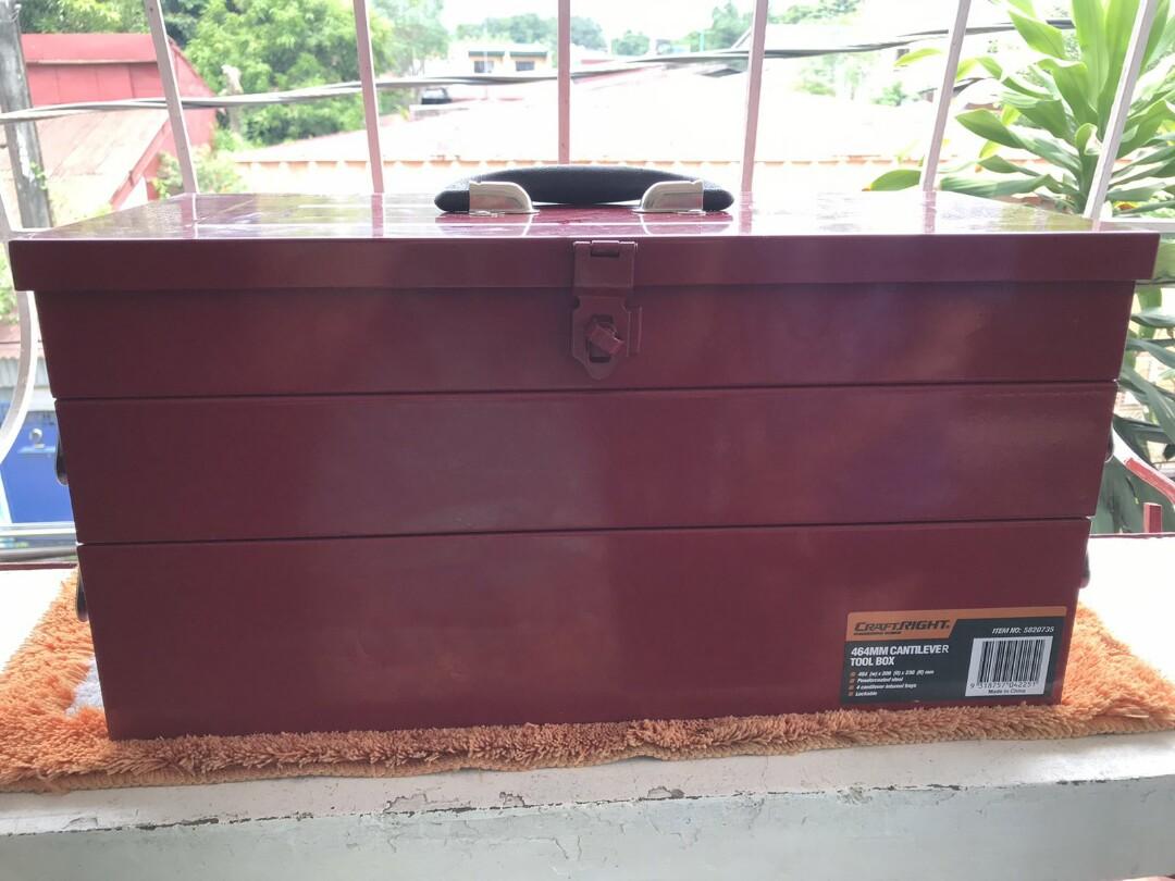 Metal tool box CraftRight, Furniture & Home Living, Home Improvement ...