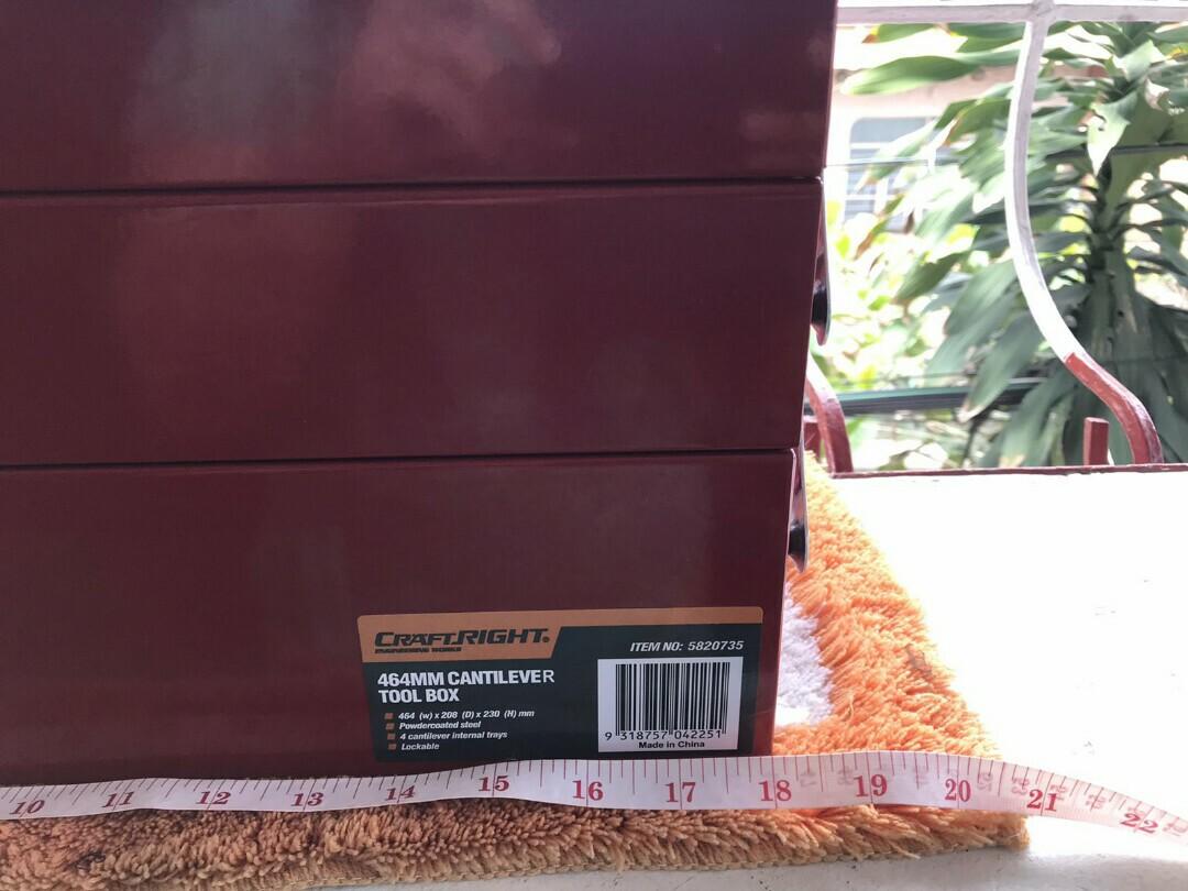 Metal tool box CraftRight, Furniture & Home Living, Home Improvement ...