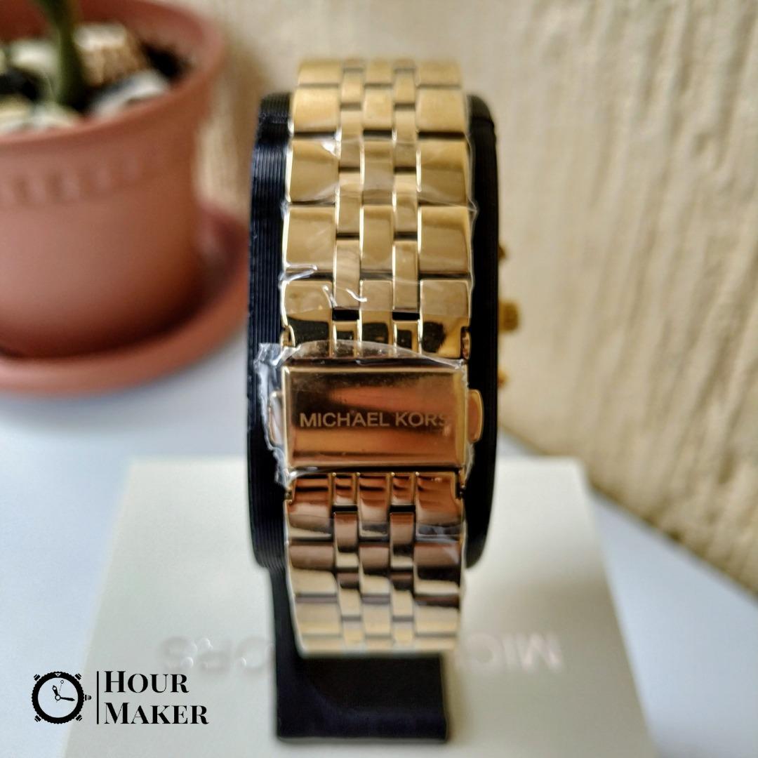 MICHAEL KORS MK5676 Ritz Chronograph Gold-tone Ladies Watch, Women's ...