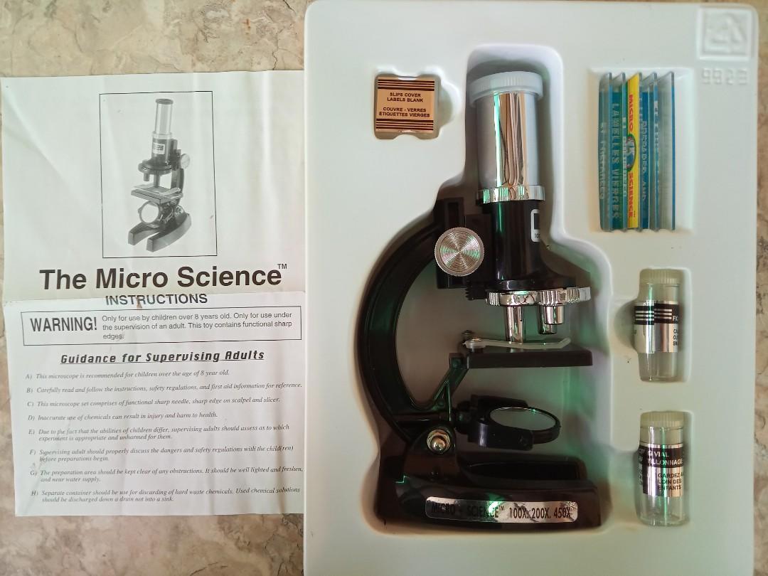 MICRO-SCIENCE MICROSCOPE TOY, Hobbies & Toys, Stationary & Craft ...