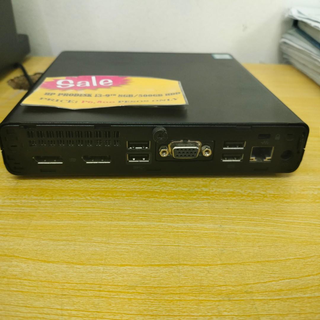 MINI PC HP PRODESK I3-9TH GEN 8GB/500GB HDD, Computers & Tech, Desktops ...