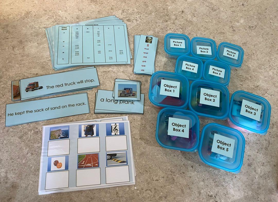 Montessori Phonics Blue Scheme, Hobbies & Toys, Toys & Games on Carousell