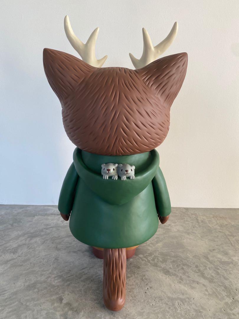 Morris The Cat with Antlers By Kaori Hinata, Hobbies & Toys, Toys ...