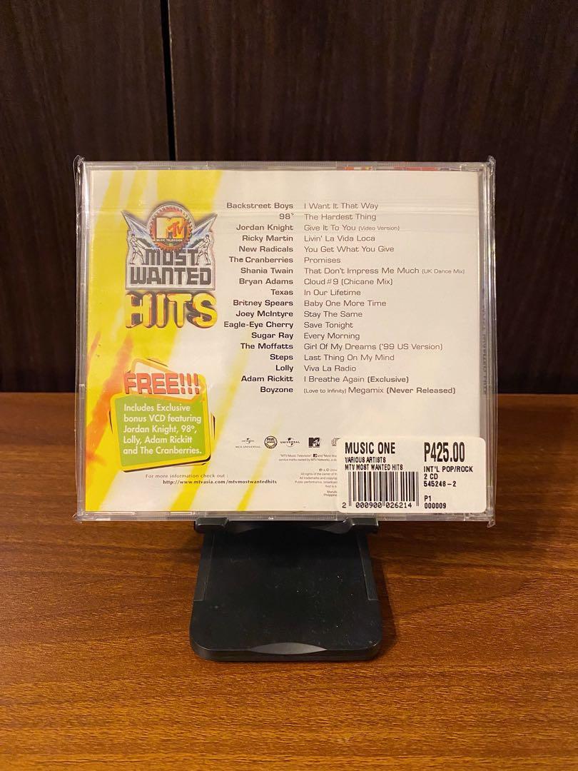 MTV Most Wanted Hits Compilation Album Music CD, Hobbies & Toys, Music ...