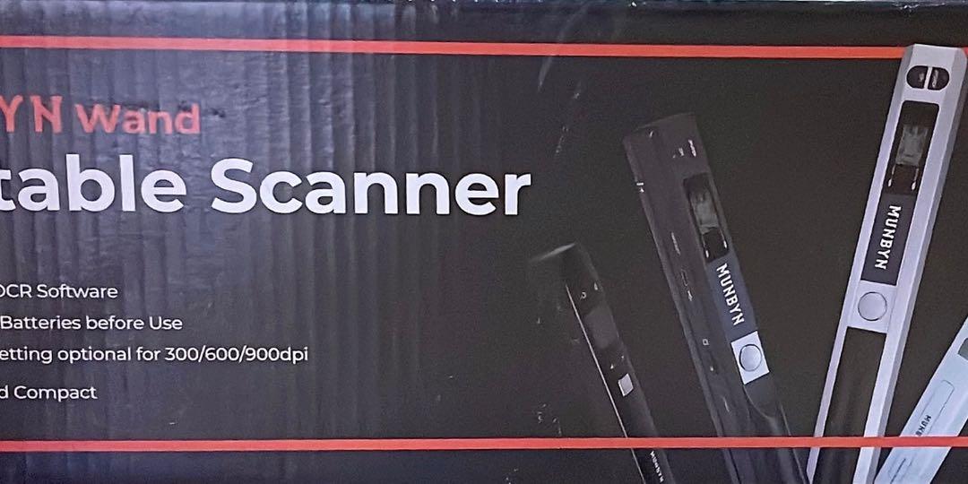 MUNBYN WAND PORTABLE SCANNER, Computers & Tech, Printers, Scanners ...