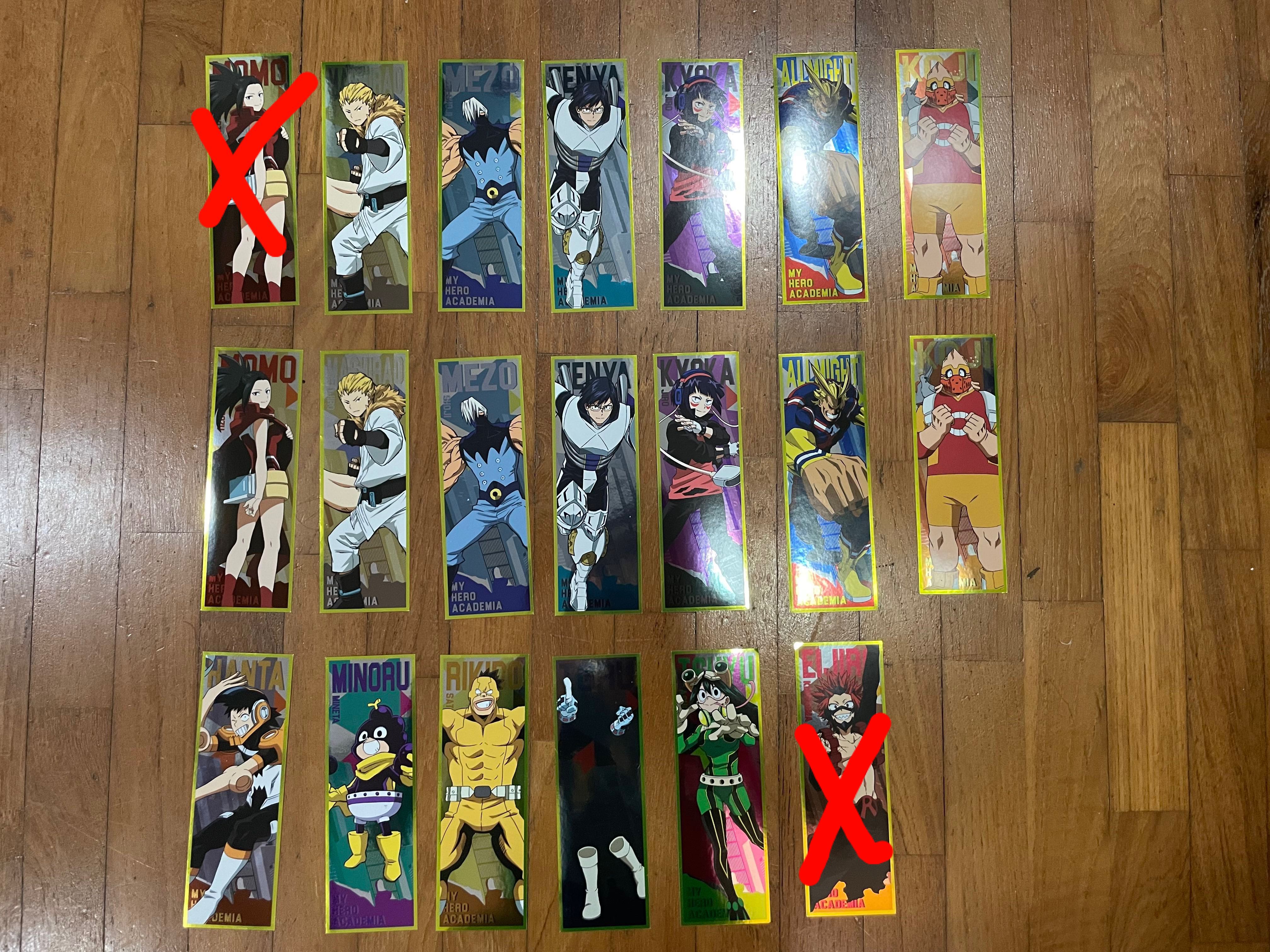 My hero academi, mha (bookmark/sticker), Hobbies & Toys, Collectibles ...