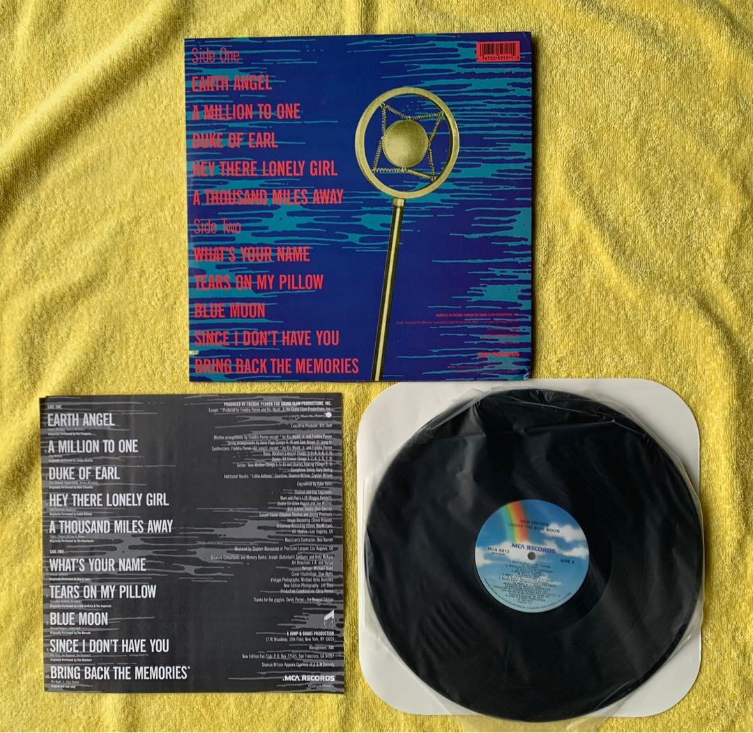 New Edition-Under the BLUE MOON, Hobbies & Toys, Music & Media, Vinyls ...