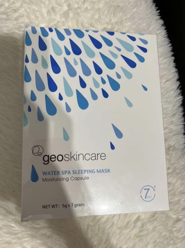[NEW] GEOSKINCARE Water Spa Sleeping Mask Moisturising Capsule 5g x 7pc ...