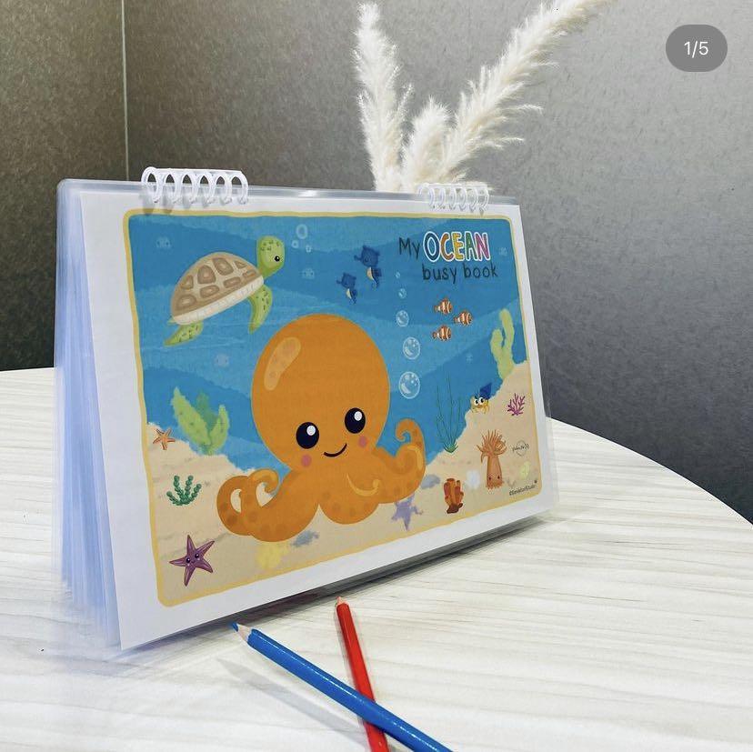 Ocean Busy Book, Babies & Kids, Infant Playtime on Carousell