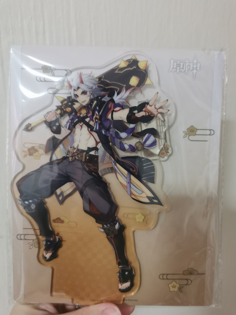 Official mihoyo arataki itto acrylic standee, Hobbies & Toys ...