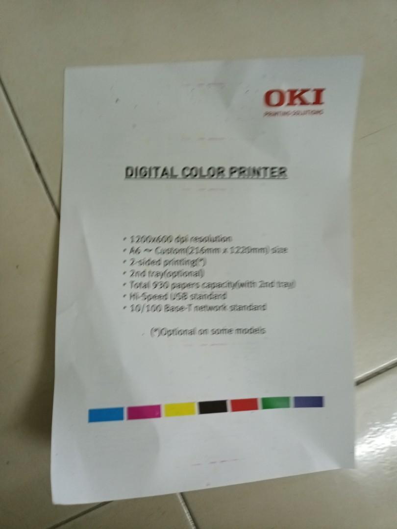 Ok a4 colour printer, Computers & Tech, Printers, Scanners & Copiers on ...