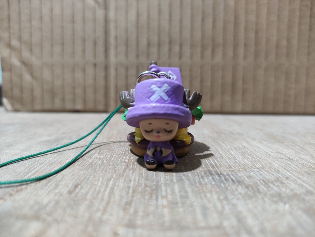One Piece Sleeping Chopper Foods Burger Anime Mini Figure Charm ...