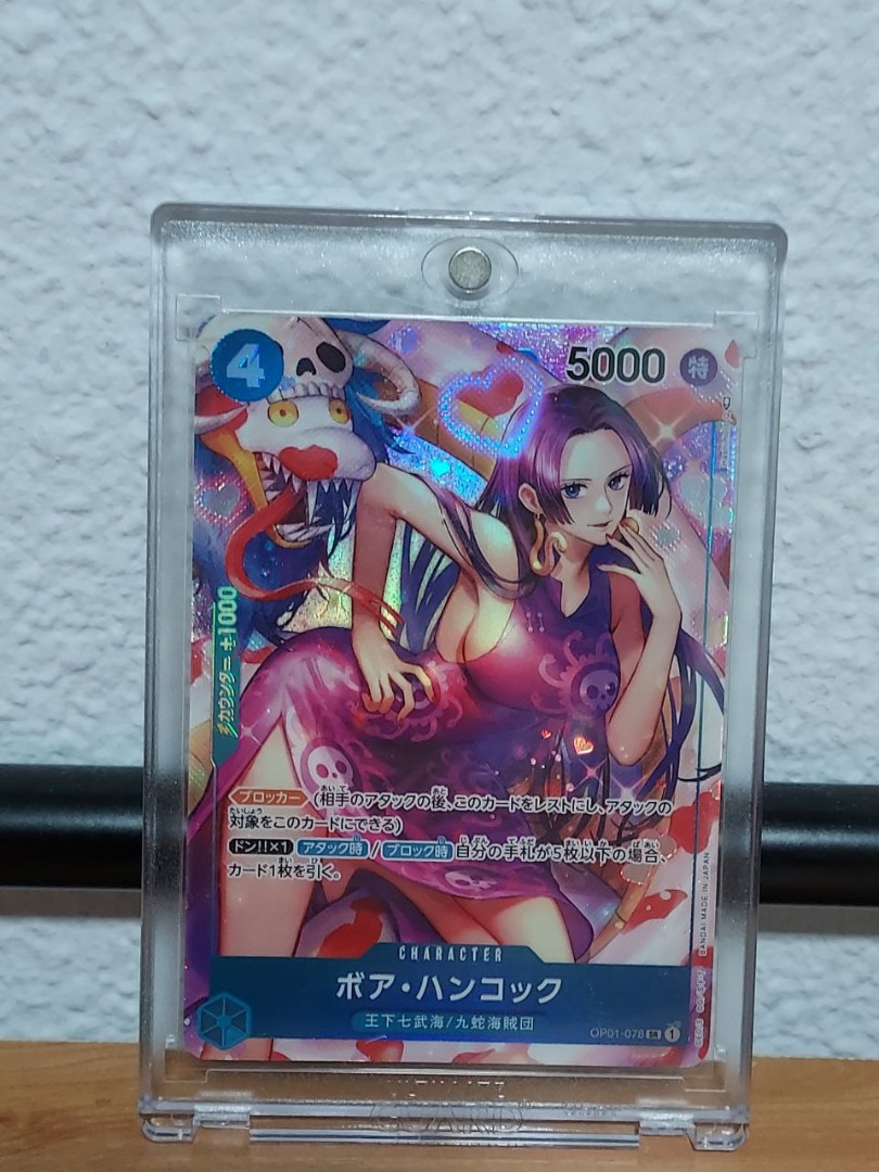 One Piece TCG Boa Hancock Parallel, Hobbies & Toys, Toys & Games on ...